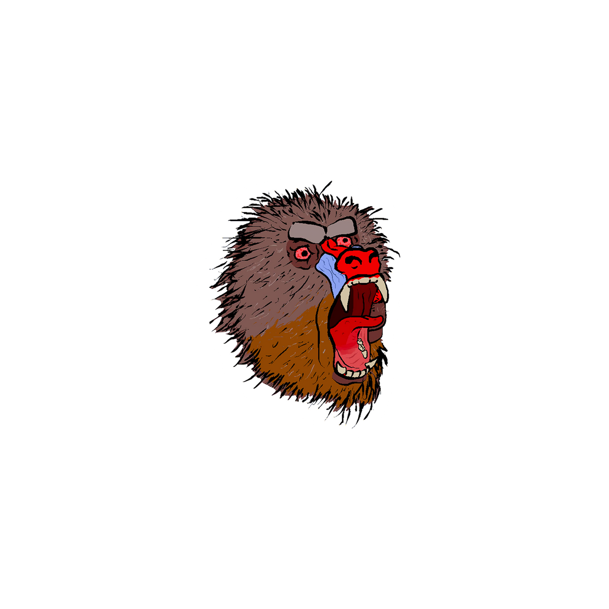 Bobo The Baboon Sticker – Merch For All