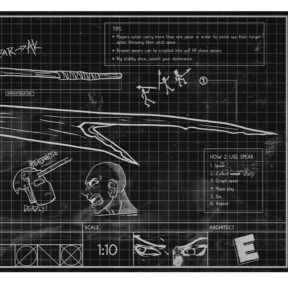 Black Blueprint Poster – Merch For All